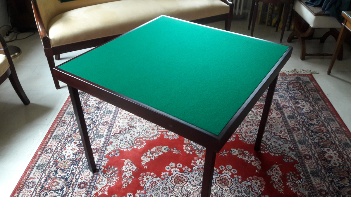 Table de bridge - feutre vert | Amutoys